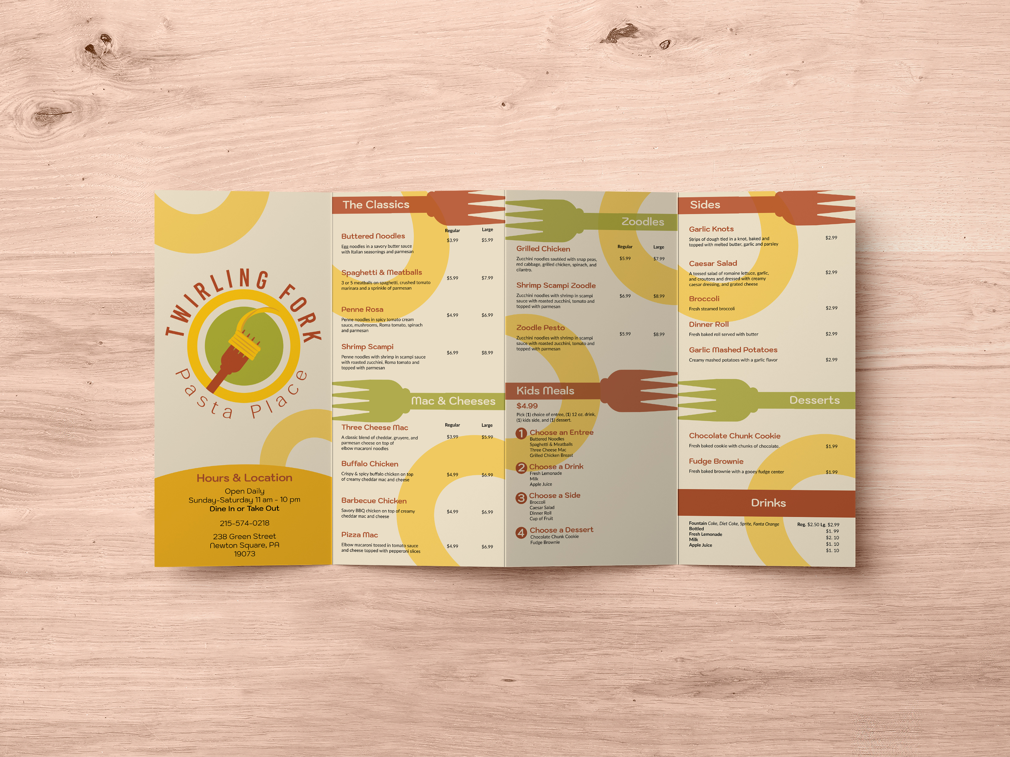 Twirling Fork Pasta Place – Nadine Novotni
